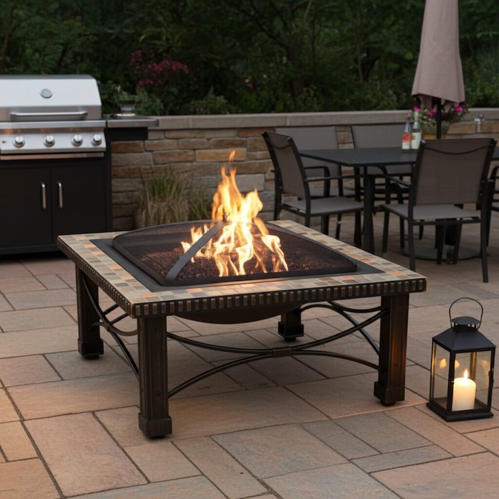 Cliffhaven 30" Slate Tile Fire Pit - Brilliance Outdoor